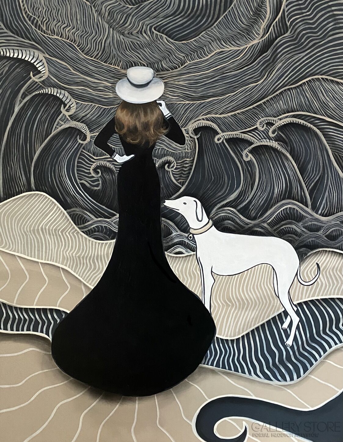 Sztorm_1 - Agata Padol - obraz akrylowy na płótnie - Gallerystore.pl