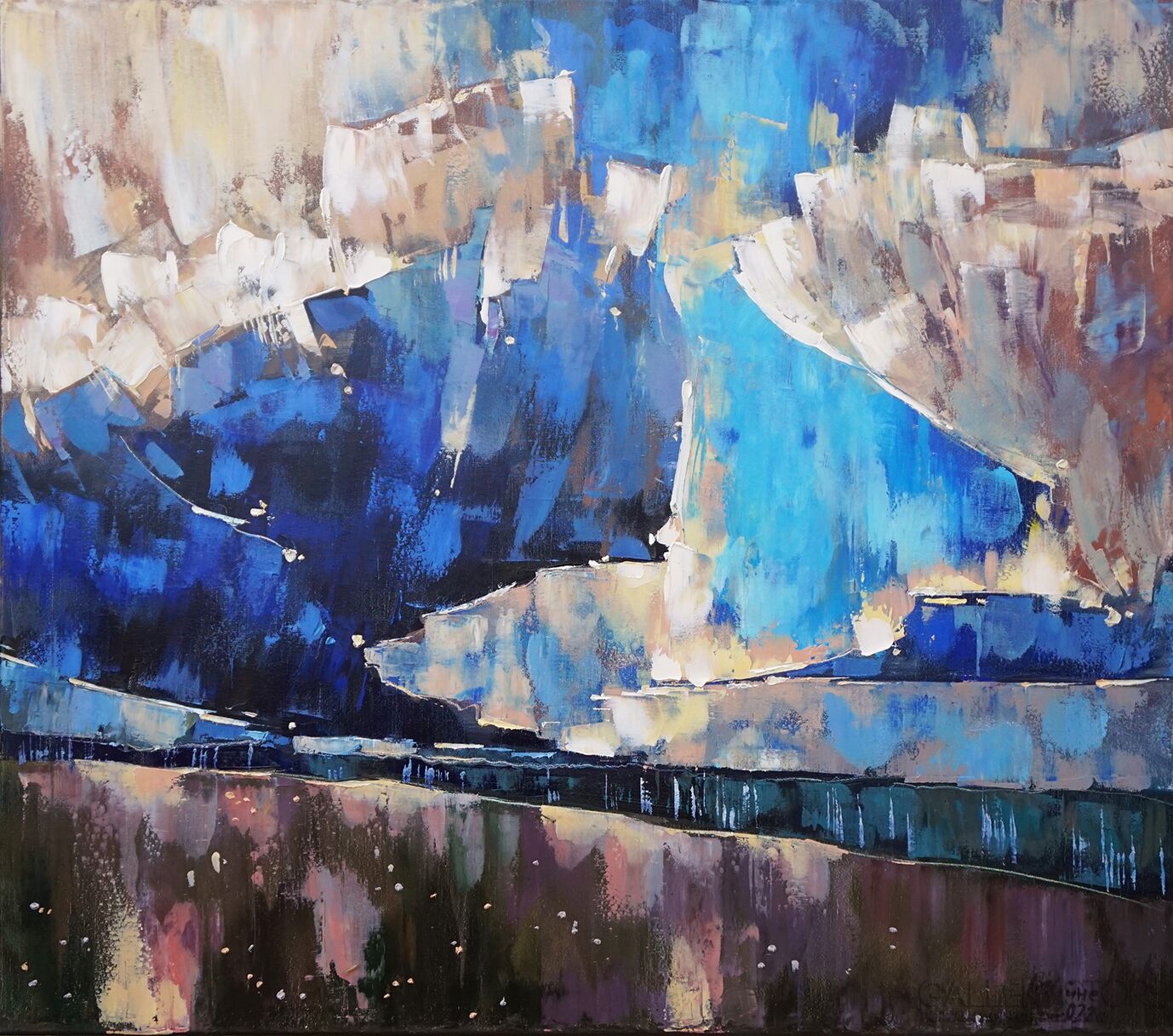 Luty 2022 - Anastasiia Kraineva - obraz olejny na płótnie - Gallerystore.pl