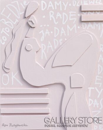 Rzeźba - Damy Radę - Aga Pietrzykowska - Gallerystore.pl