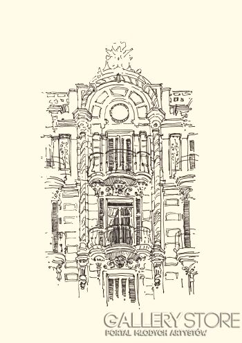 Rysunek - BARCELONA VI - ANNA SELEROWICZ - Gallerystore.pl