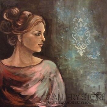 Jestem - Barbara Dec - obraz olejny na płótnie - Gallerystore.pl