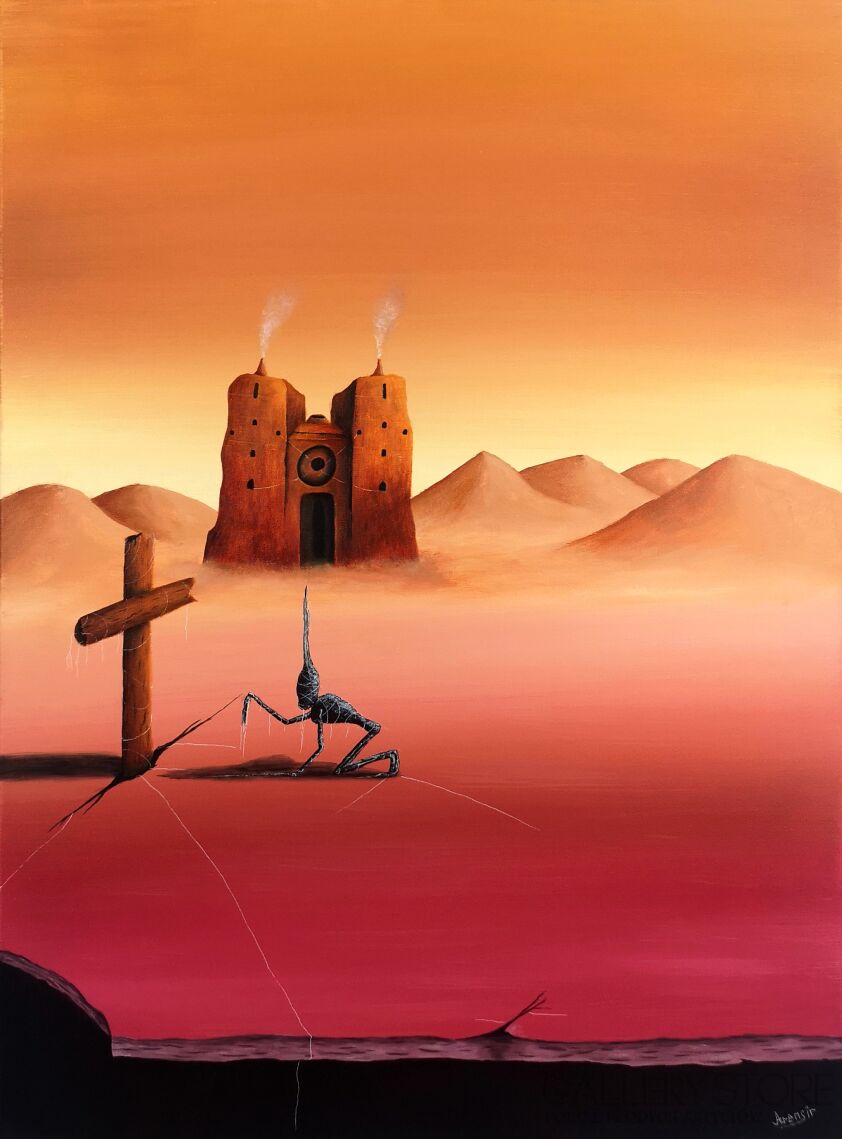 Obraz akrylowy na płótnie - Alternative painting No.60 - . ASENSIR ...