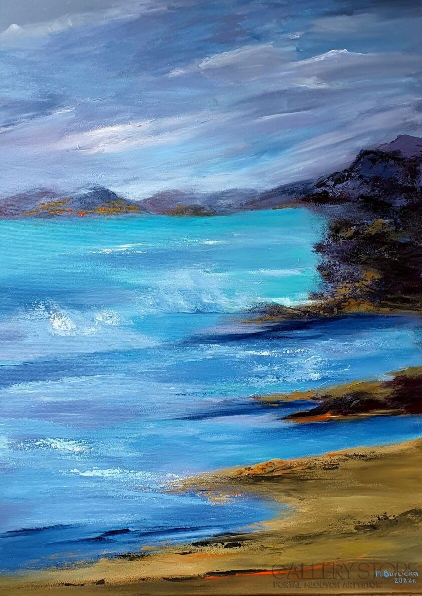 Obraz akrylowy na płótnie - Sardynia - wybrzeże Palau - Małgorzata ...