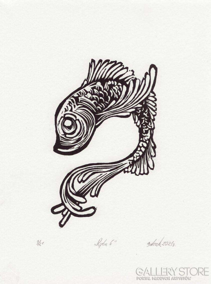 Ryba VI - Marcin Balcerek - grafika - Gallerystore.pl