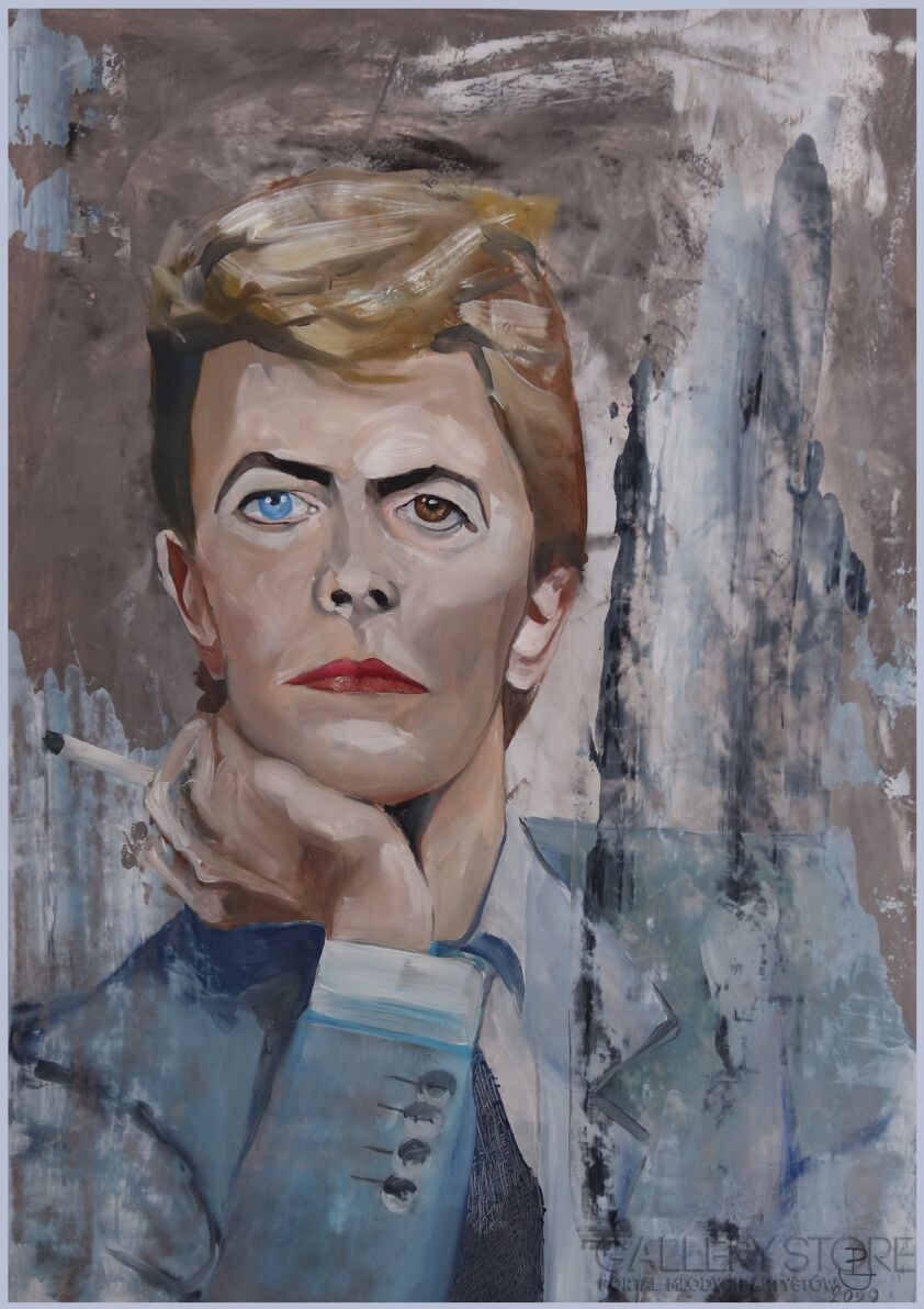 Obraz olejny na papierze - David - Paweł Dąbrowski - Gallerystore.pl